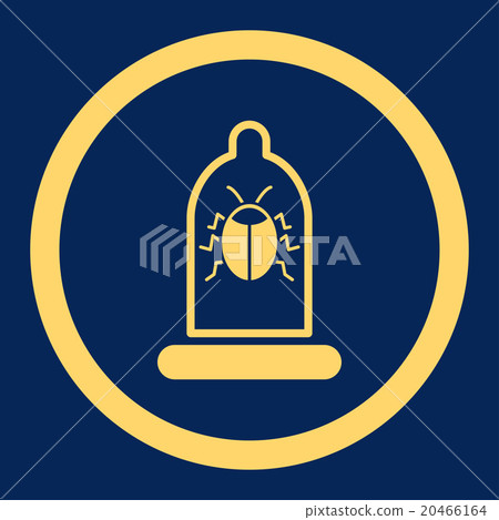 Bug Protection Rounded Vector Icon - Stock Illustration [20466164] - PIXTA