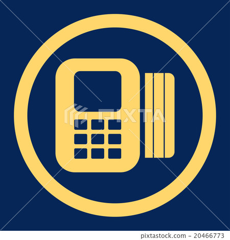 Card Processor Rounded Vector Icon-插圖素材 [20466773] - PIXTA圖庫
