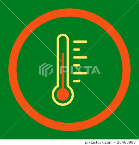 Temperature Level Rounded Vector Icon - Stock Illustration [20466998 ...
