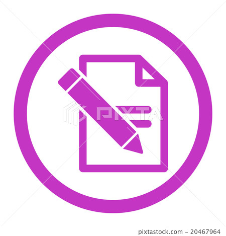 Edit Records Rounded Vector Icon - Stock Illustration [20467964] - PIXTA