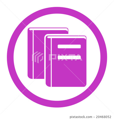Books Rounded Vector Icon - Stock Illustration [20468052] - PIXTA