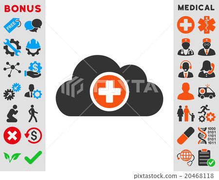 Health Care Cloud Icon-插圖素材 [20468118] - PIXTA圖庫