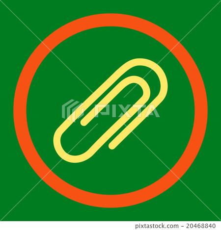 Paperclip Rounded Vector Icon - Stock Illustration [20468840] - PIXTA