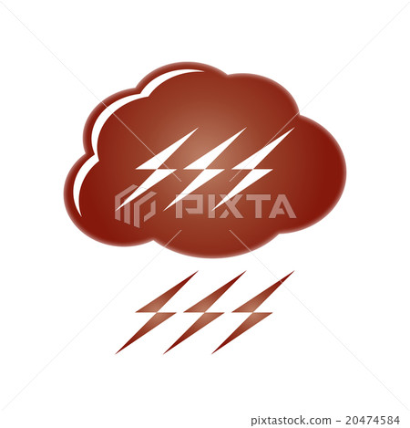 Illustration of lightning mark - Stock Illustration [20474584] - PIXTA