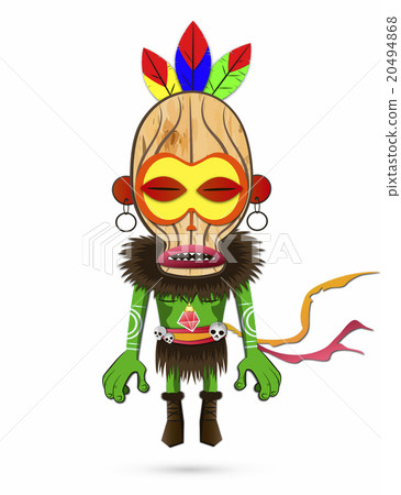 shaman vector illustration - Stock Illustration [20494868] - PIXTA