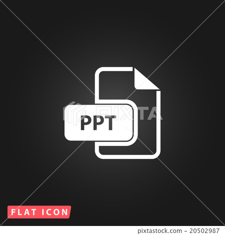 PPT extension text file type icon - Stock Illustration [20502987] - PIXTA
