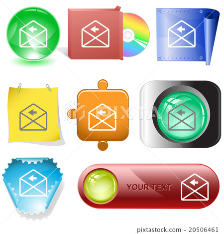 mail left arrow - Stock Illustration [20506461] - PIXTA