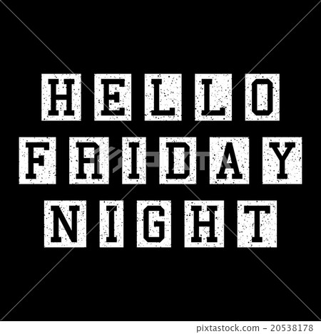 Friday slogan lettering - Stock Illustration [20538178] - PIXTA