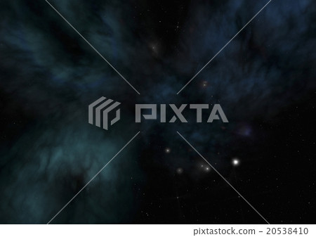 Star field in space and a nebulae - Stock Illustration [20538410] - PIXTA
