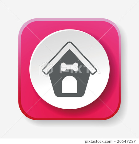 dog house icon - Stock Illustration [20547257] - PIXTA