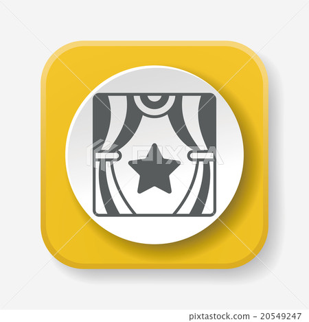 performance stage icon - Stock Illustration [20549247] - PIXTA