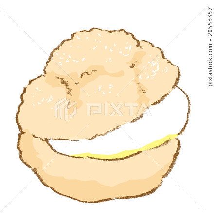Cream puff - Stock Illustration [20553357] - PIXTA