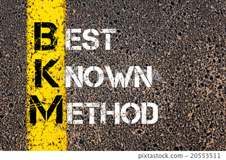 Business Acronym BKM Best Known Method - Stock Photo [20553511] - PIXTA