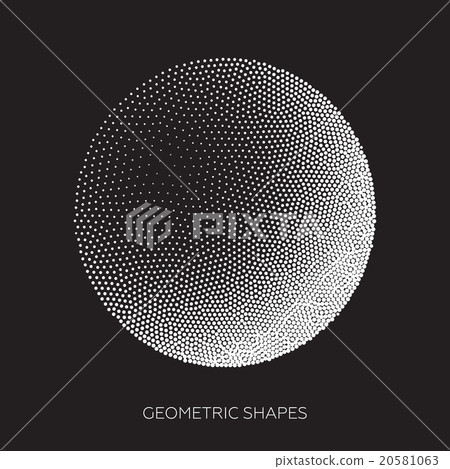 Geometric figures collected from points - Stock Illustration [20581063 ...