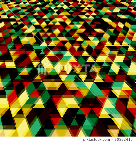Abstract background with triangular pattern - Stock Illustration ...