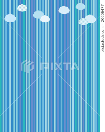 Stripe cloud - Stock Illustration [20606477] - PIXTA