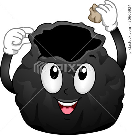 Mascot Garbage Bag Throw - Stock Illustration [20606924] - PIXTA