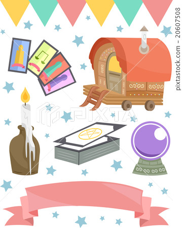 Gypsy Elements Group - Stock Illustration [20607508] - PIXTA