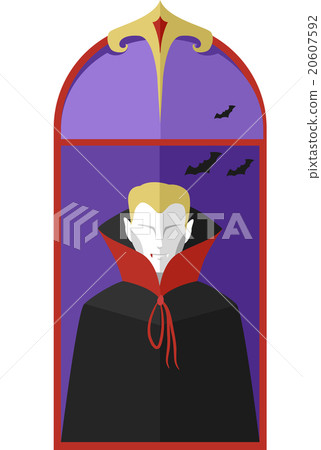 Vampire Window Frame - Stock Illustration [20607592] - PIXTA