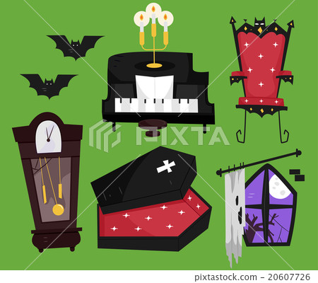 Green Vampire Elements - Stock Illustration [20607726] - PIXTA