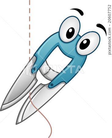 Sewing Mascot Cutter Thread - Stock Illustration [20607752] - PIXTA
