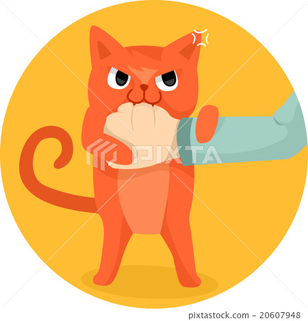 Cat Bite Hand - Stock Illustration [20607948] - PIXTA