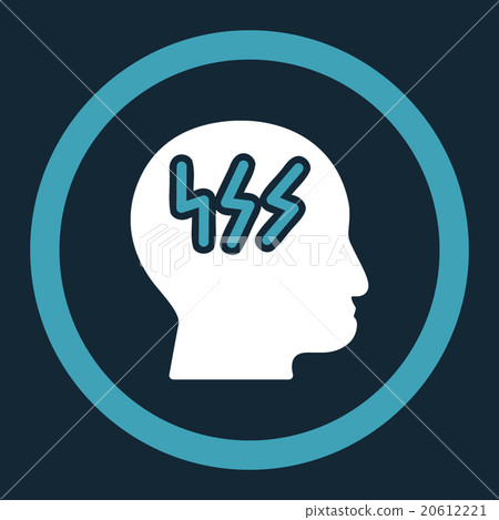 Headache Rounded Vector Icon - Stock Illustration [20612221] - PIXTA