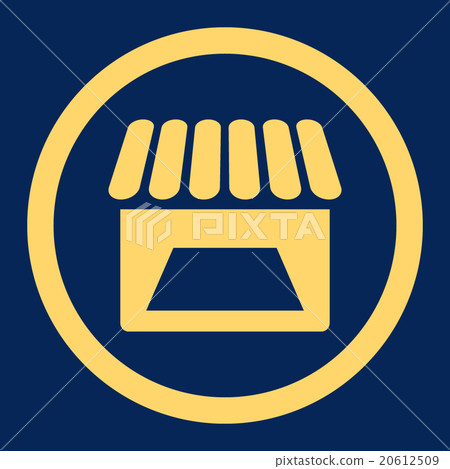 Store Rounded Vector Icon - Stock Illustration [20612509] - PIXTA