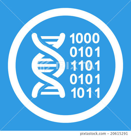 Genetic Code Rounded Vector Icon - Stock Illustration [20615291] - PIXTA