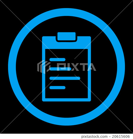 Pad Text Rounded Vector Icon - Stock Illustration [20615606] - PIXTA