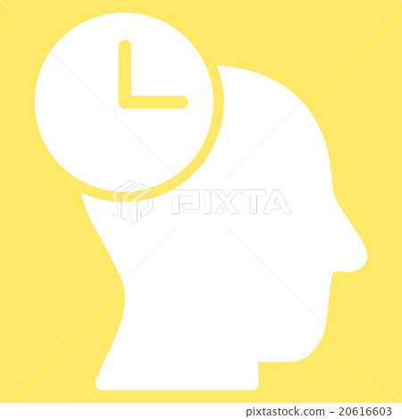 Time Thinking Icon - Stock Illustration [20616603] - PIXTA