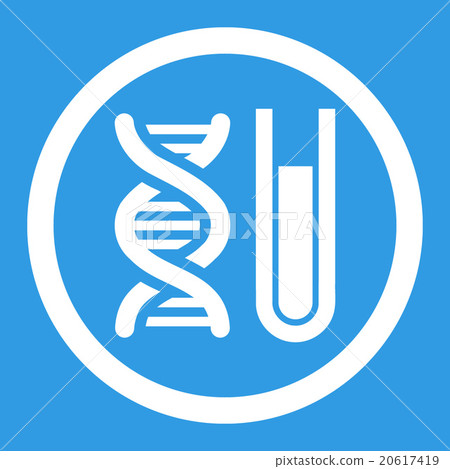 Genetic Analysis Rounded Vector Icon - Stock Illustration [20617419 ...