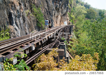 Alhill bridge bridge of Thai Thai Bail Railway - Stock Photo [20657868 ...