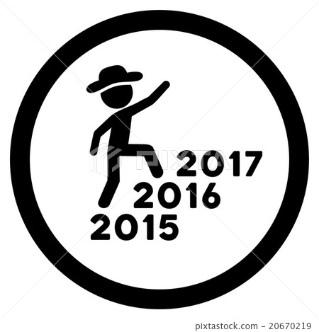 Spy Steps Years Icon - Stock Illustration [20670219] - PIXTA