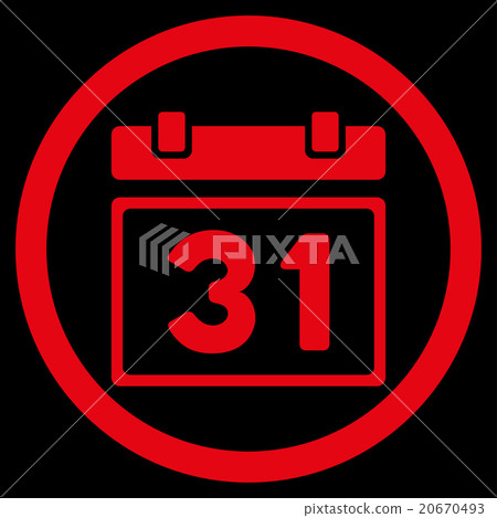 Last Month Date Icon - Stock Illustration [20670493] - PIXTA
