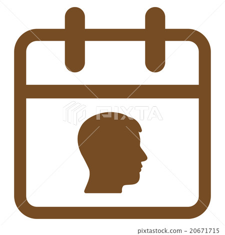 Personal Date Icon - Stock Illustration [20671715] - PIXTA