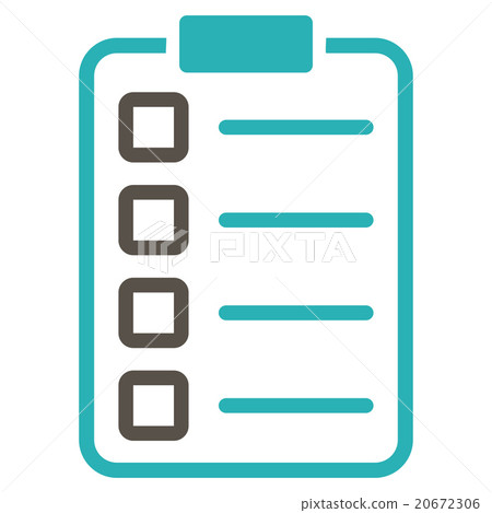 Test Form Icon - Stock Illustration [20672306] - PIXTA