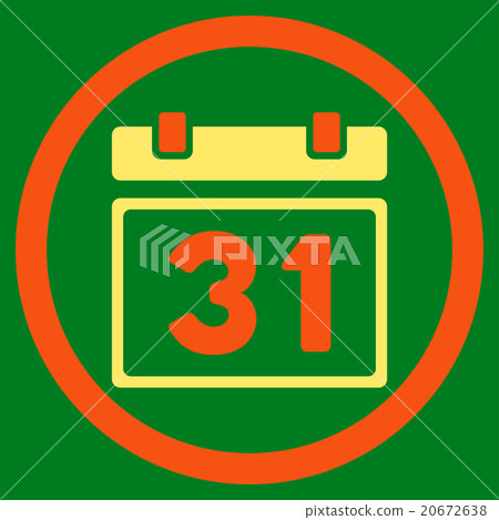 Last Month Day Icon - Stock Illustration [20672638] - PIXTA