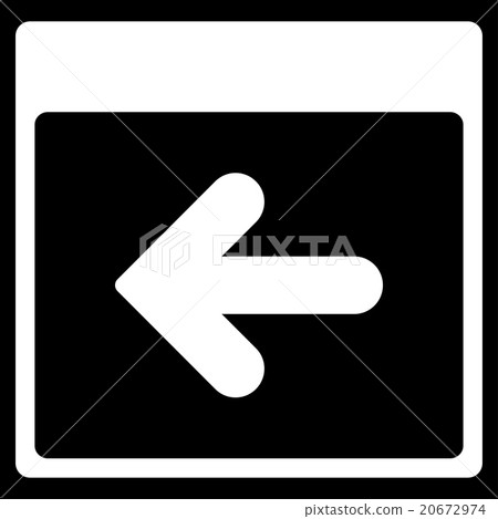 Previous Date Icon - Stock Illustration [20672974] - PIXTA