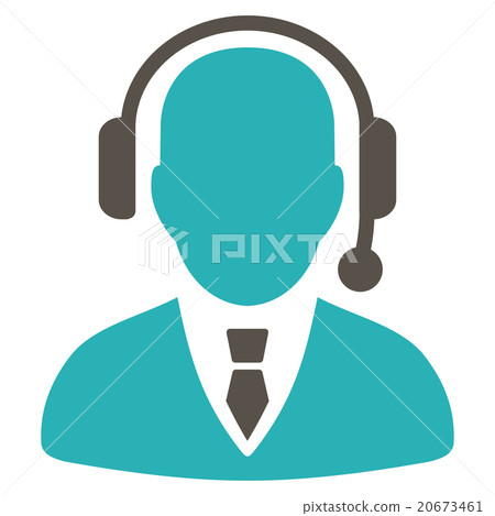 Operator Flat Icon-插圖素材 [20673461] - PIXTA圖庫