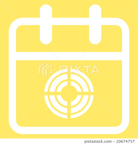 Target Date Icon - Stock Illustration [20674757] - PIXTA