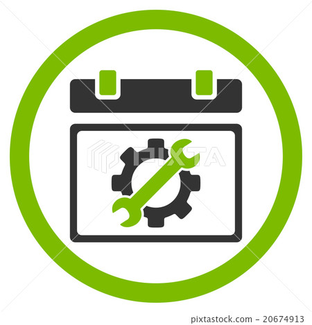 Service Day Icon - Stock Illustration [20674913] - PIXTA