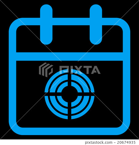 Target Date Icon - Stock Illustration [20674935] - PIXTA