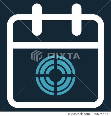 Target Date Icon - Stock Illustration [20675463] - PIXTA