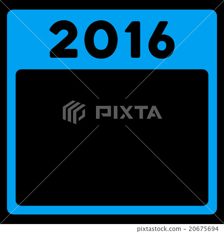 2016 Year Icon - Stock Illustration [20675694] - PIXTA