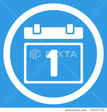 First Day Icon - Stock Illustration [20675730] - PIXTA
