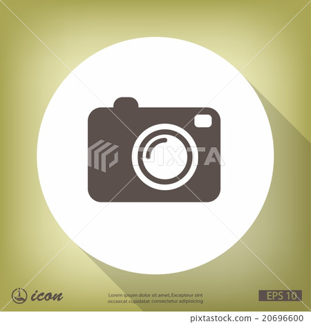 Pictograph of camera - Stock Illustration [20696600] - PIXTA