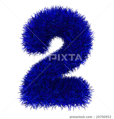 numbers of blue grass concept. isolated on white. - Stock Illustration ...
