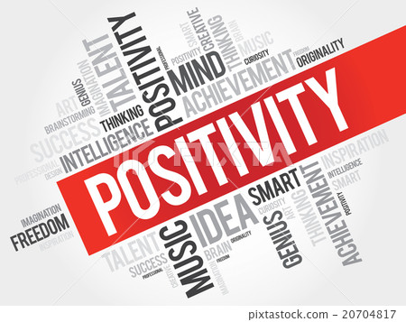 Positivity word cloud - Stock Illustration [20704817] - PIXTA