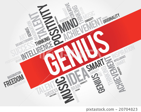 Genius word cloud - Stock Illustration [20704823] - PIXTA